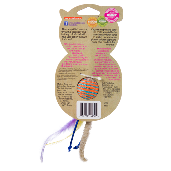 Hartz Just For Cats® Roll About Mouse® Cat Toy - Hartz