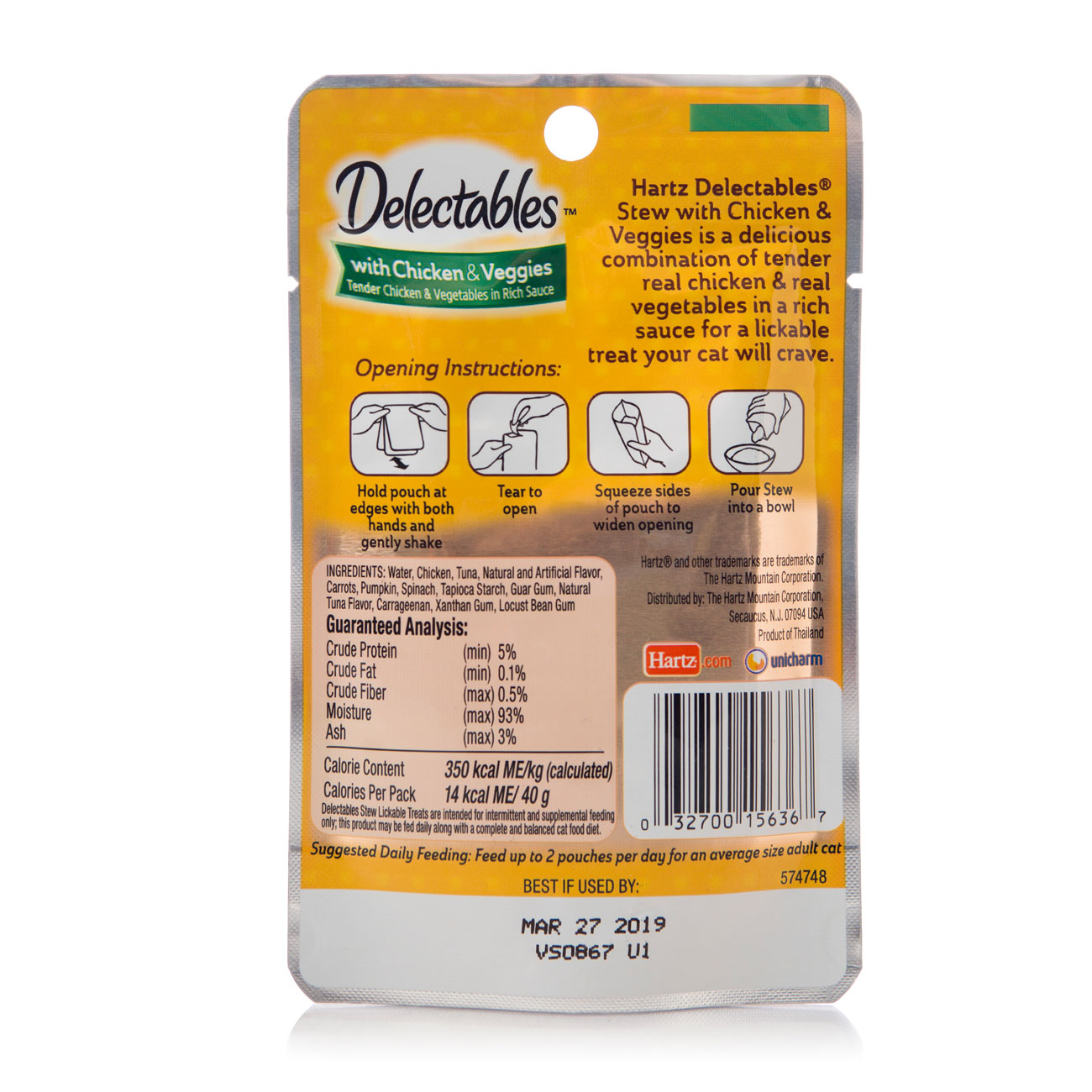 Delectables™ Lickable Treat Stew Chicken And Veggies Hartz