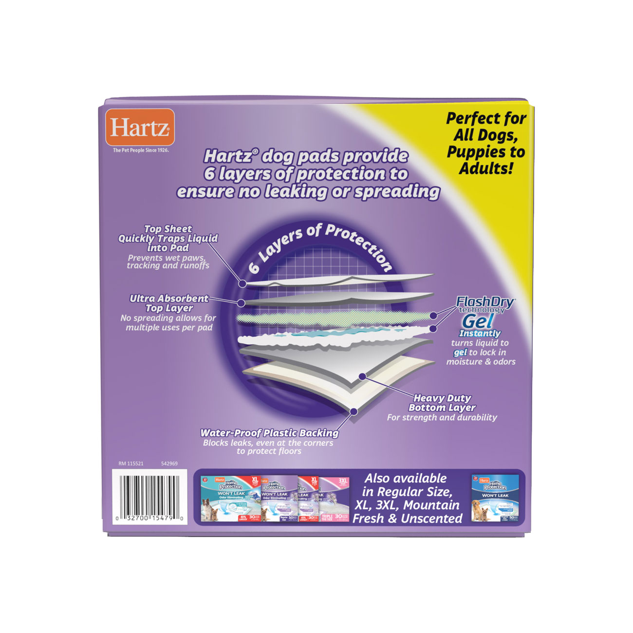 Hartz® Home Protection™ XXL Odor Eliminating Dog Pads 20 Count ...